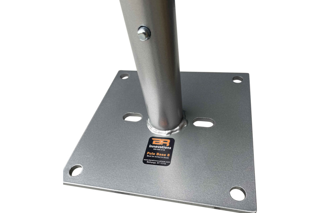 Pole Base 8 (Block Mount Only) - B&R Innovations