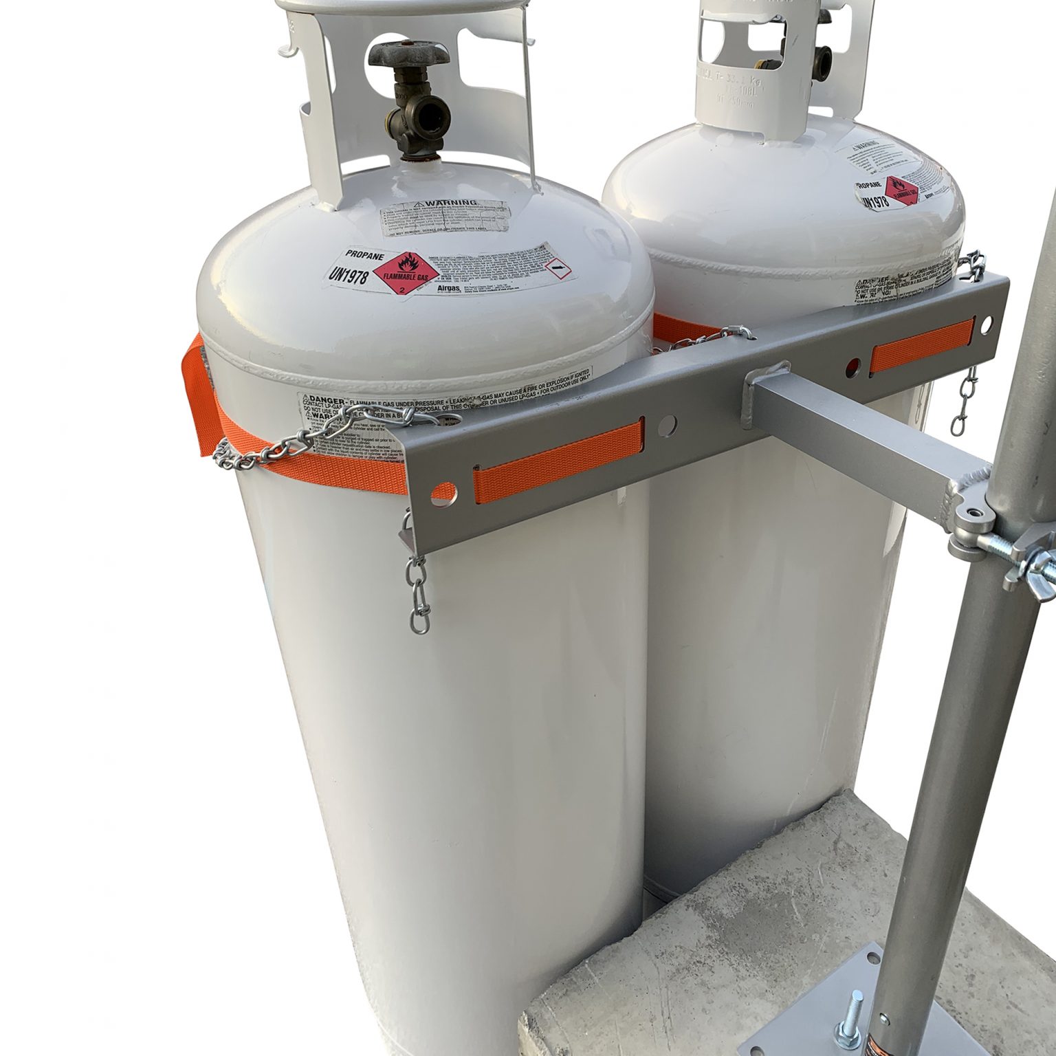 Dual Propane Tank/Cylinder Block Mount Kit - B&R Innovations