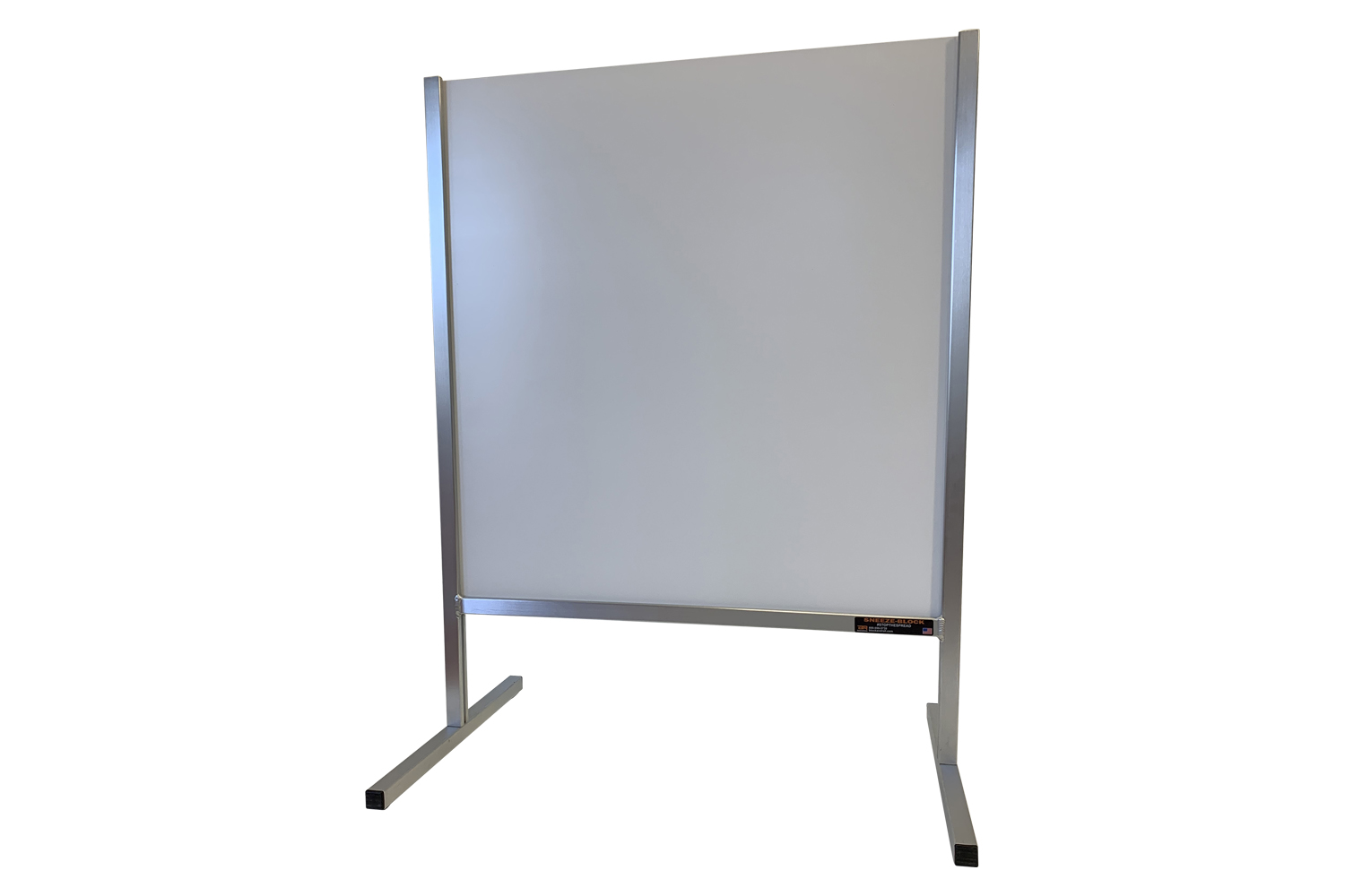 SNEEZE-BLOCK Countertop Sneeze/Cough Guard Shield w/ 8" pass-thru - B&R ...