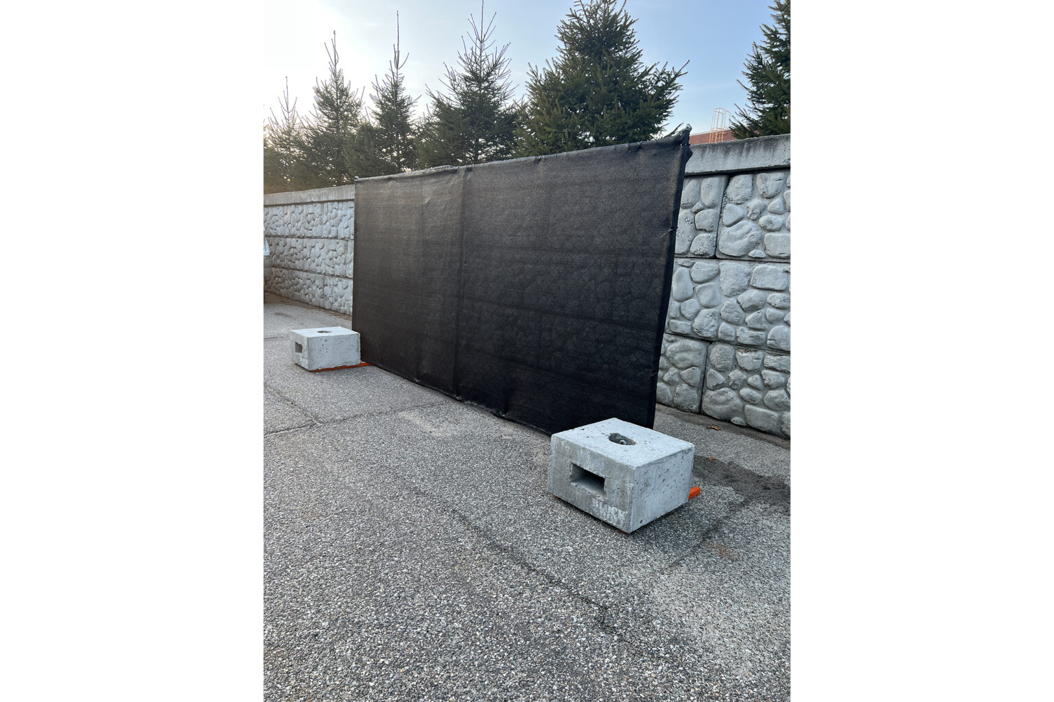 Temporary Fence Block Base - B&R Innovations