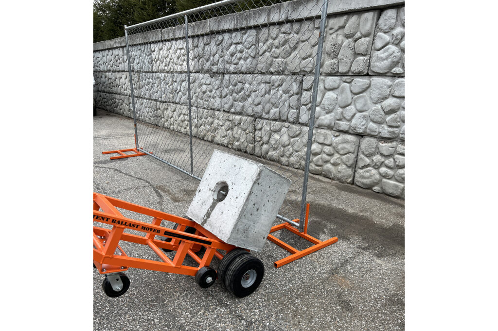 Temporary Fence Block Base - B&R Innovations